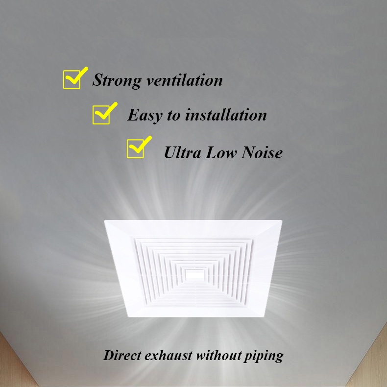 UM 8''10''12 inch Ceiling exhaust fan ventilation fan Direct exhaust ...