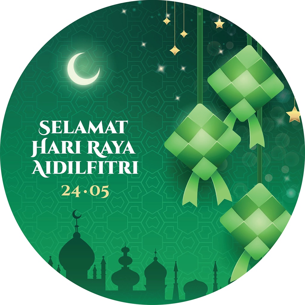 [ Ready Made ] 5cm-100pcs free 20pcs Ramadan Sticker !!! Selamat Hari ...