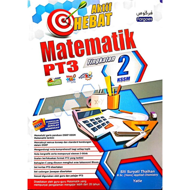 Matematik PT3 [Tingkatan 2 KSSM] - Aktif Hebat PT3 (Fargoes) Beserta ...
