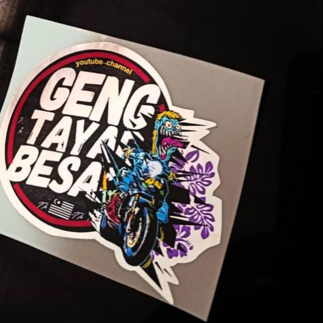 Sticker motor (Geng Tayar Besar) | Shopee Malaysia