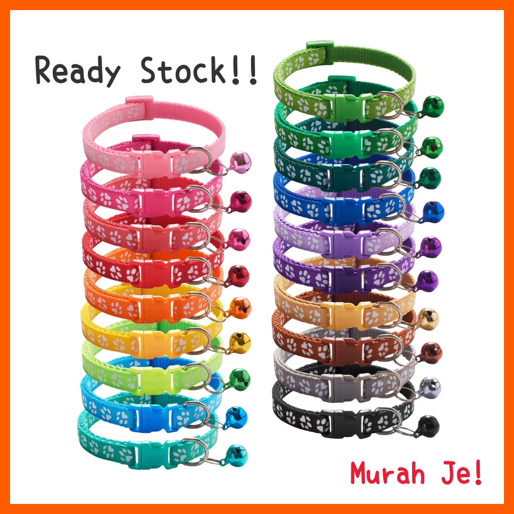 Rantai Kucing Cat Pet Collar with Bell Berloceng Murah Adjustable ...