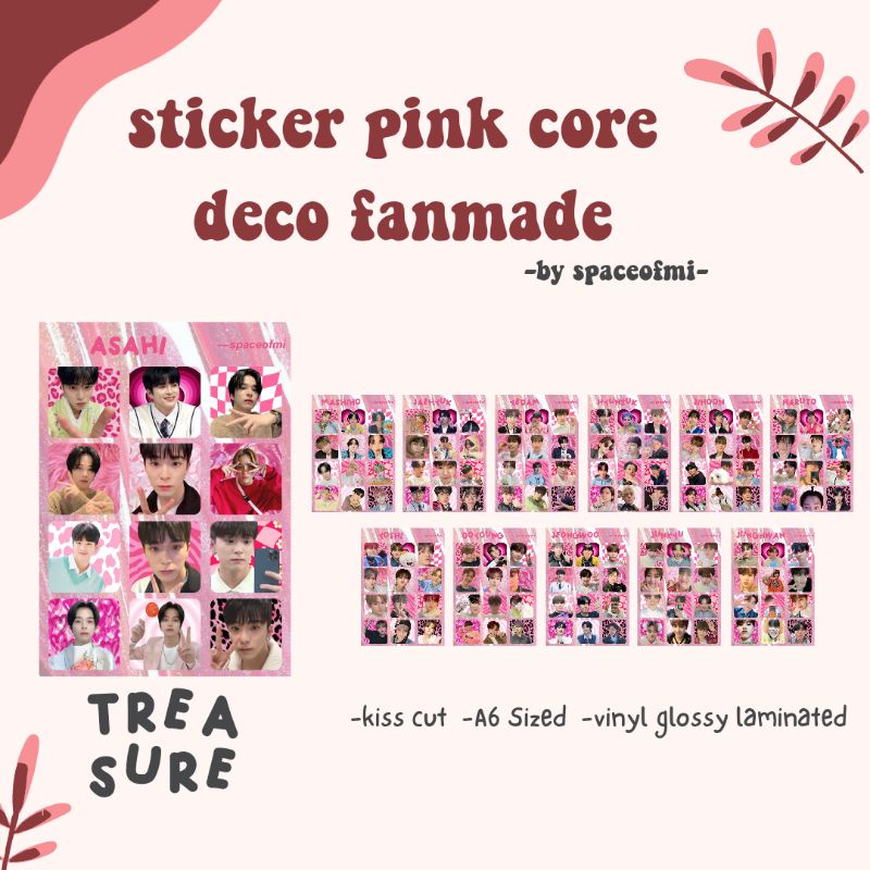 Sticker treasure photo sticker pink core deco fanmade | Sticker Cute ...