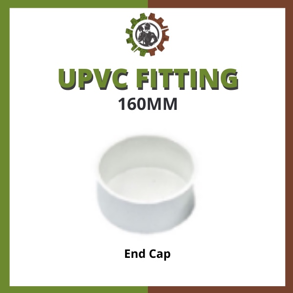 UPVC Pipe Fitting Paip UPVC End Cap 160MM 6" | Shopee Malaysia
