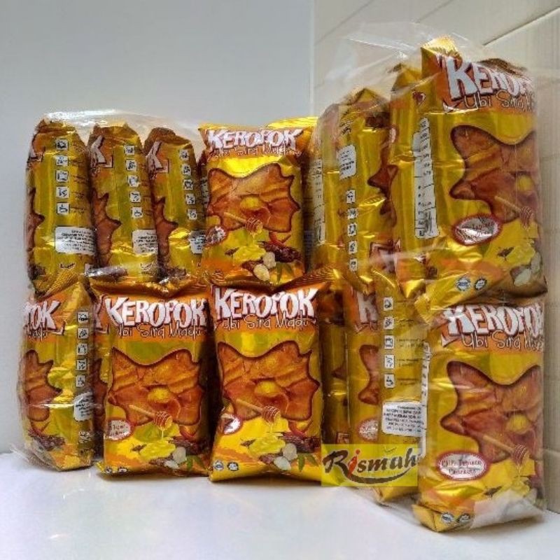 KEROPOK UBI SIRA MADU CAP MENARA ( 10 PACK X 50g ) | Shopee Malaysia
