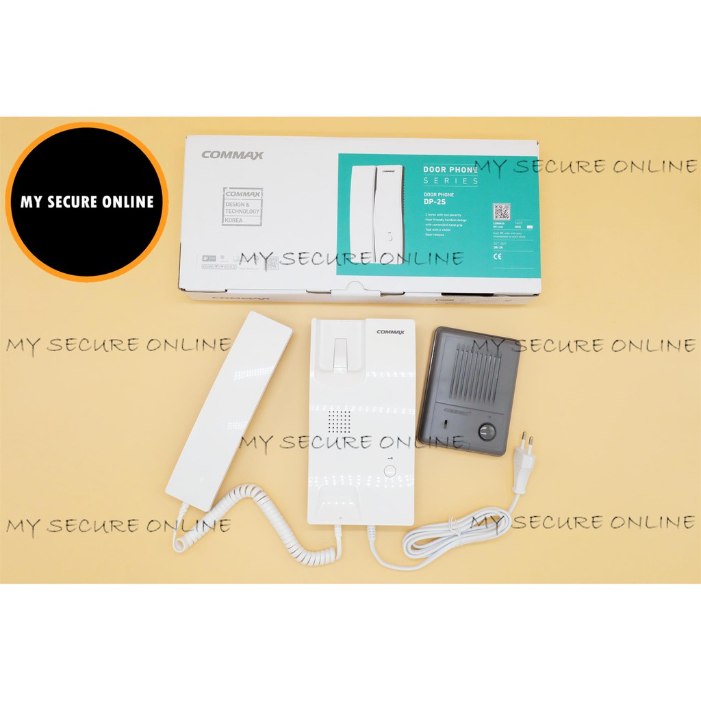 Door Access System Security Korea Commax Intercom 1 to 1 Door Phone Series DP-2S (1 set ...