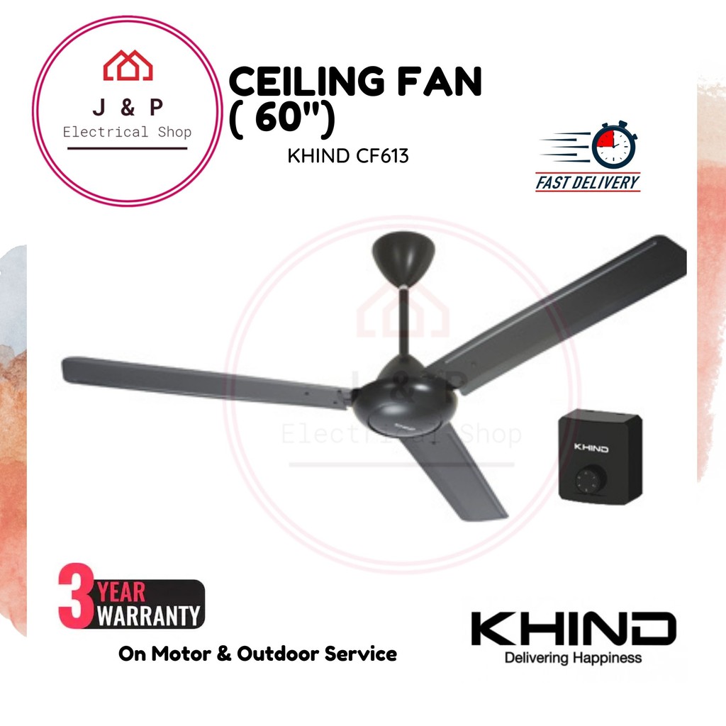 💥KHIND Ceiling Fan ( 60" ) CF613 吊扇 💥 [ READY STOCK 现货] | Shopee Malaysia