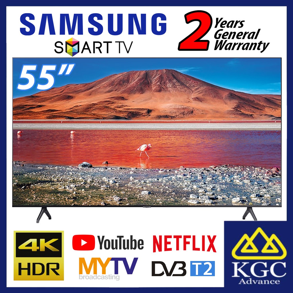 Samsung TU7000 4K Crystal UHD Smart TV (55") UA55TU7000KXXM | Shopee ...