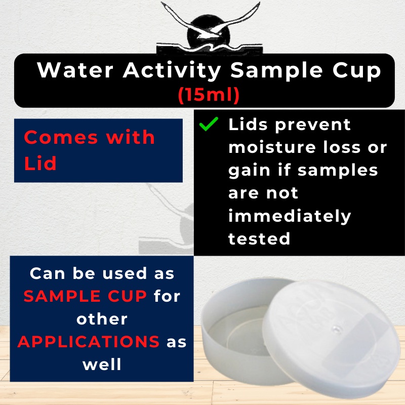 Aqualab/USA Sample Cup with Lid 15ml for Sampling Water Activity ...