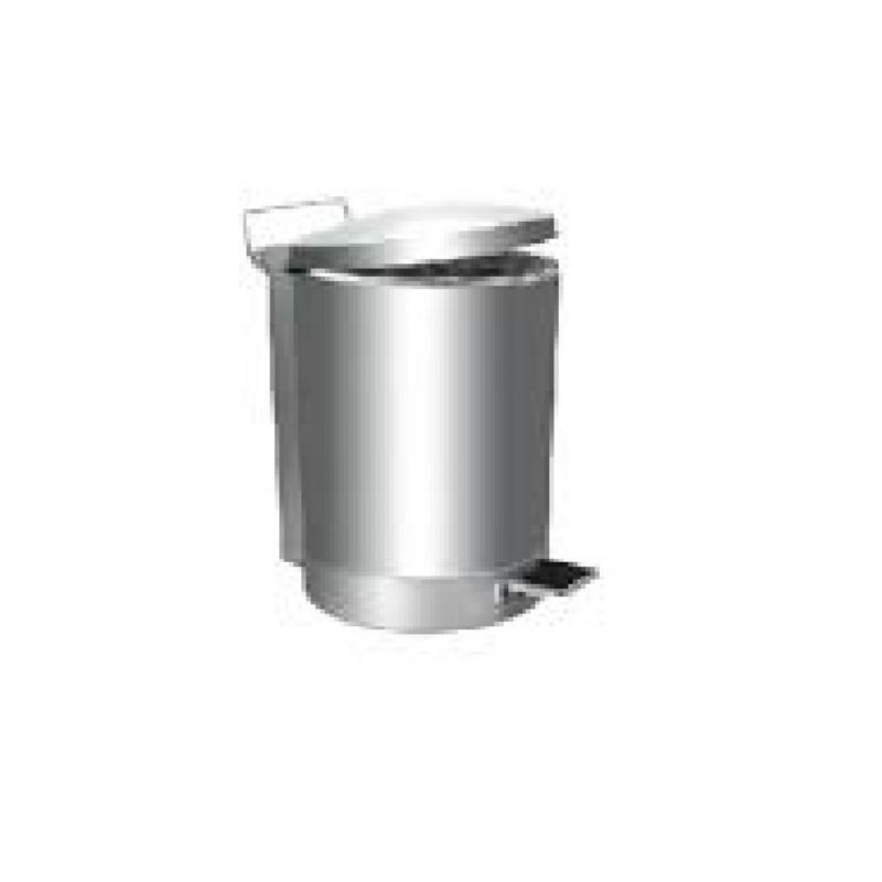 Leader OPEN TOP MATT Stainless Steel Litter Bin 10L Dustbin Garbage Bin ...