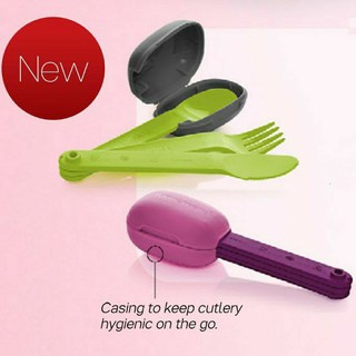 tupperware portable cutlery set (1 set) | Shopee Malaysia