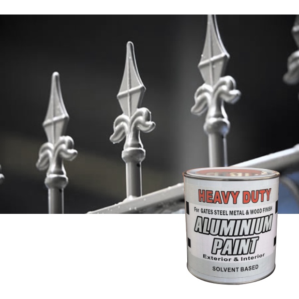1L anti rust aluminium paint heavy duty brand ( iron & steel) / Cat ...