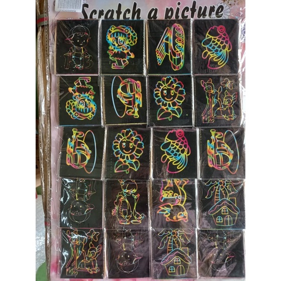 Scratch Rainbow Art for Kids: Magic Scratch off Paper Children Art ...