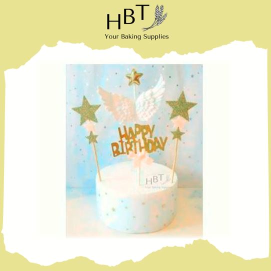 ANGEL WING CAKE TOPPER | Shopee Malaysia