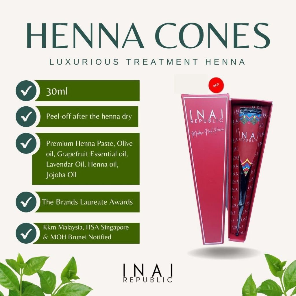 Inai Republic HQ Original Henna Republik Peel Off Serum Innai Pengilat ...