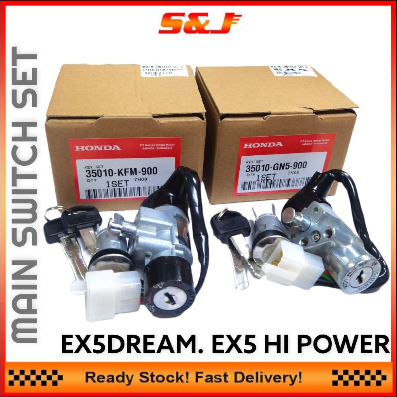 EX5 HI POWER EX5 DREAM EX5 NEW MAIN SWITCH SET KUCHI SWITCH ORI ...