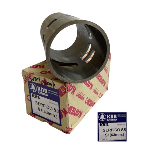 KNB KRZ150 KRZ 150 SERPICO SS S1 63mm Cylinder Liner Sleeve Sarung ...