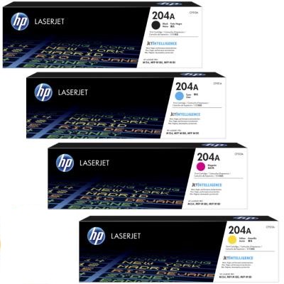 HP 204A CYMK Original LaserJet Toner Cartridge (CF510A/CF511A/CF512A ...