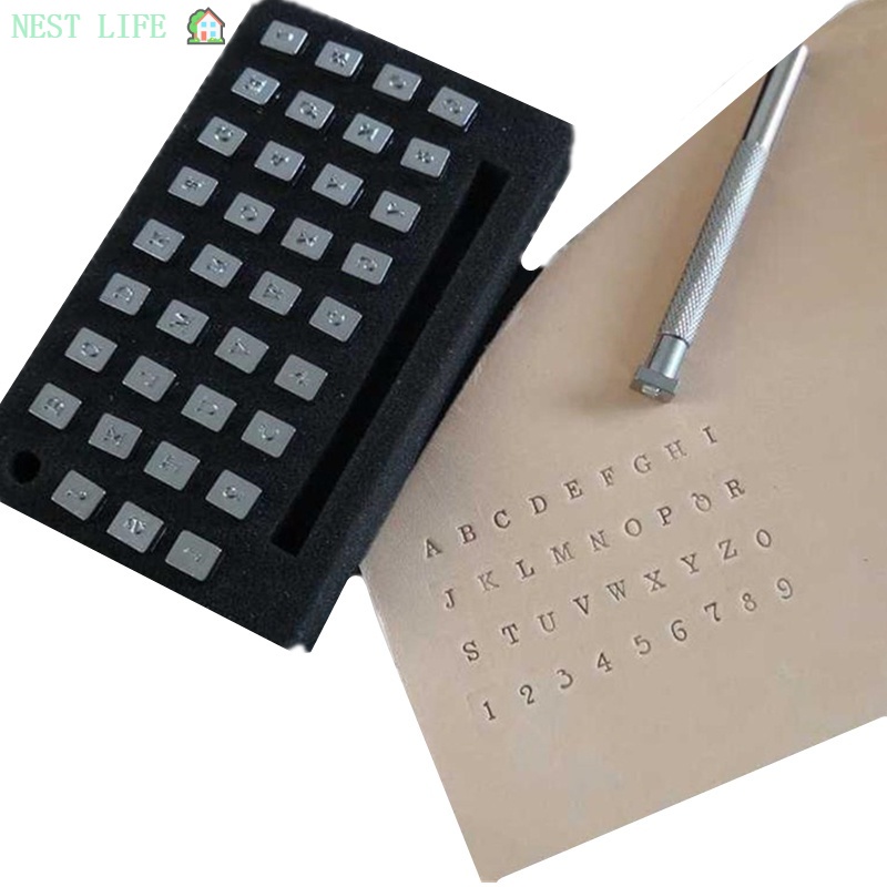 Leather Stamp Alphabet Metal Embossing Set Stamp Craft Tool Set ...