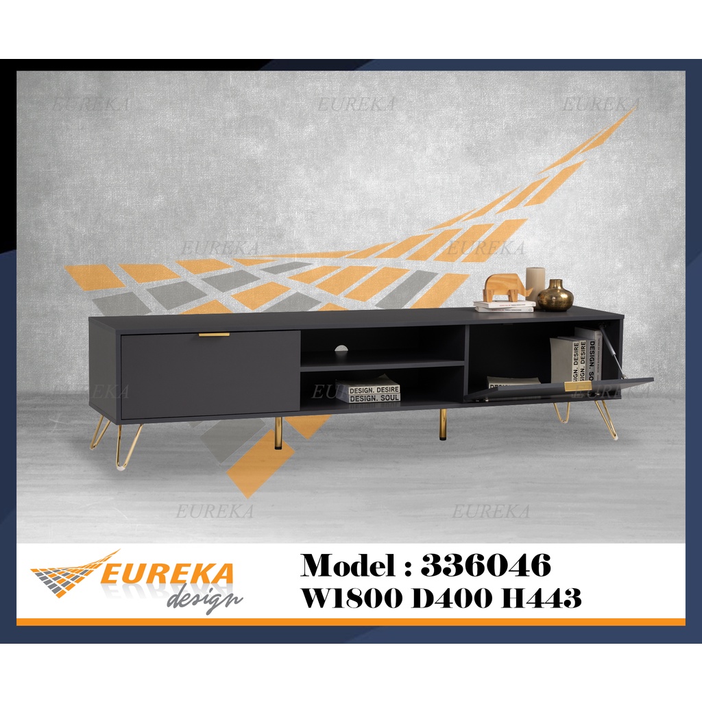 [INSTALLATION SERVICE] 6ft TV Cabinet Console Hall Drawer Modern ...