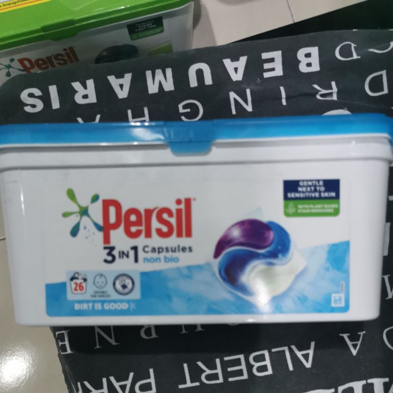 (UK)PERSIL 3 IN 1 LAUNDRY 15 & 26 CAPSULES (Bio / Non Bio / Colour ...