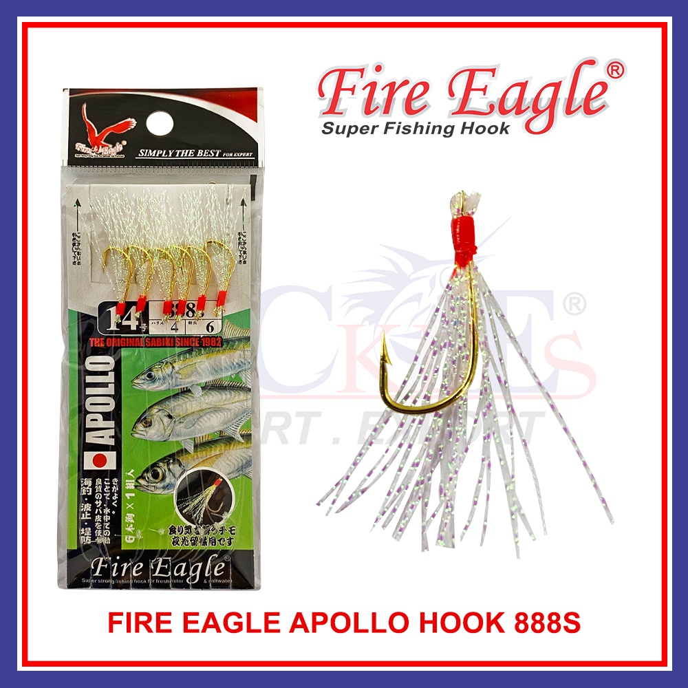 Fire Eagle Apollo Hook 888S Fishing Hook Matakail Pancing | Shopee Malaysia