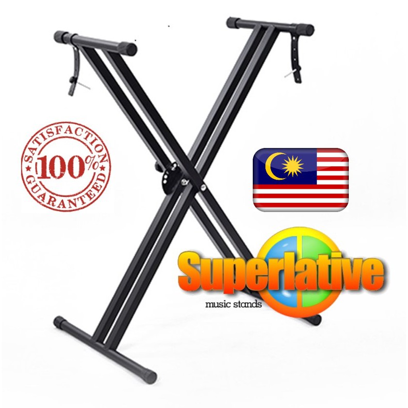 Double X Music Keyboard Stand SUPERLATIVE STANDS (MSIA) (SPSMY07 ...