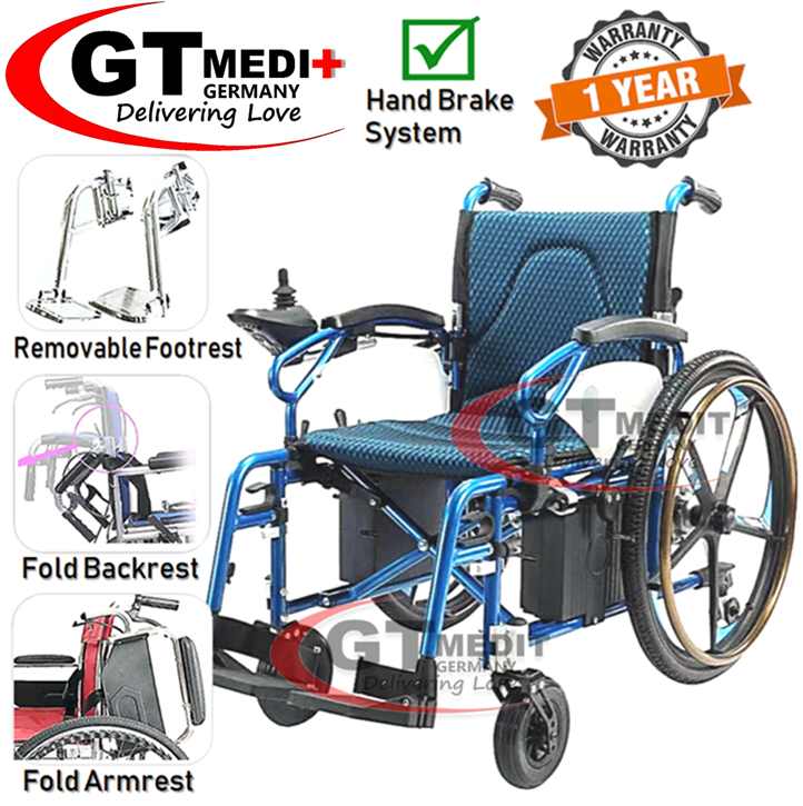 E17-PA-44 GT MEDIT GERMANY Lightweight Airplane Self Propelled Electric Wheelchair Wheel Chair ...