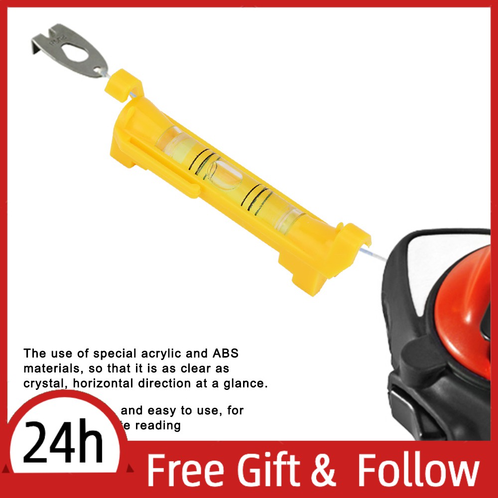 [Ready Stock] 5pcs Mini Rope Bubble Level Hanging Line Spirit String ...