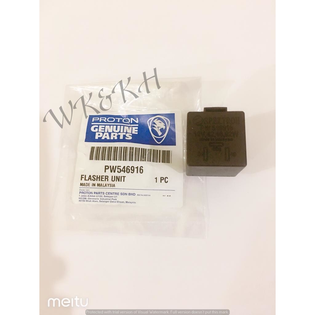 pw546916 flasher unit relay/signal relay 3pin proton saga/wira/blm/flx ...