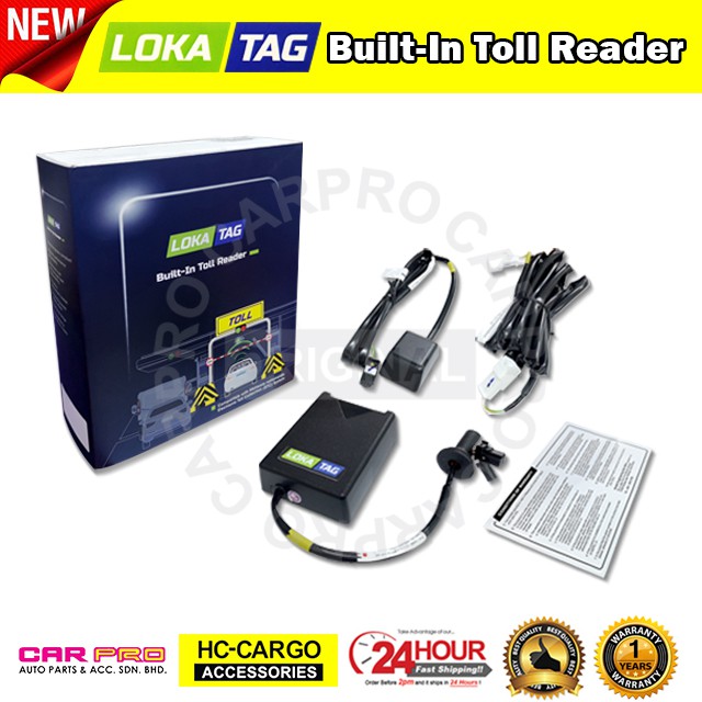 LOKATAG Built-In Toll Smart Tag Reader with Balance Credit Reader LED ...