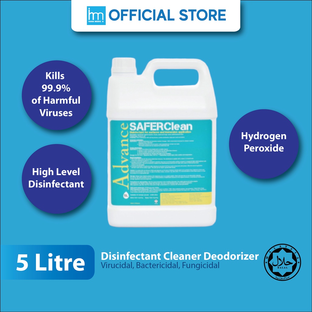 Saferclean Advance Disinfectant (5L) | Shopee Malaysia