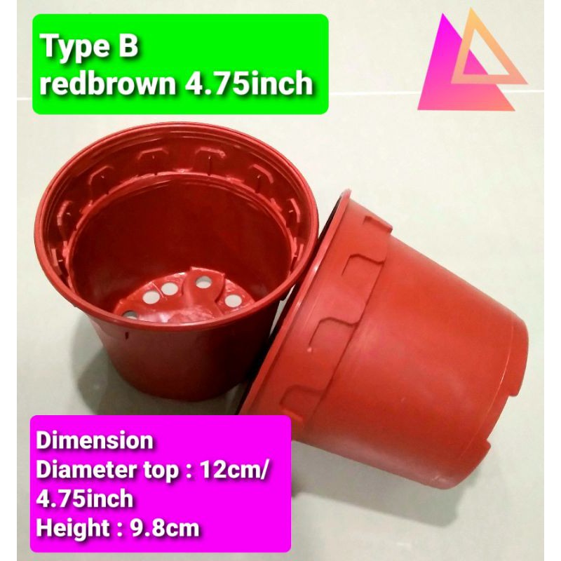 💥1 PC💥Pasu bunga 👍Pasu bulat 👍Flower pot 👍Round flower pot 👍Plastic ...