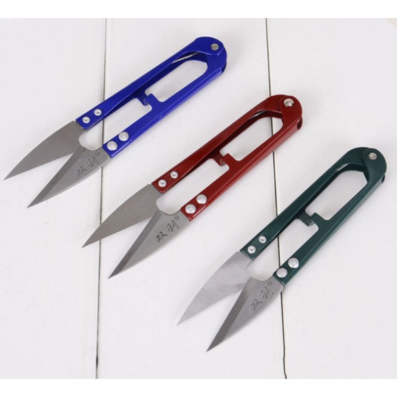 High Quality Big Size Shuang Li 12.5cm Thread Scissors Gunting Benang U ...