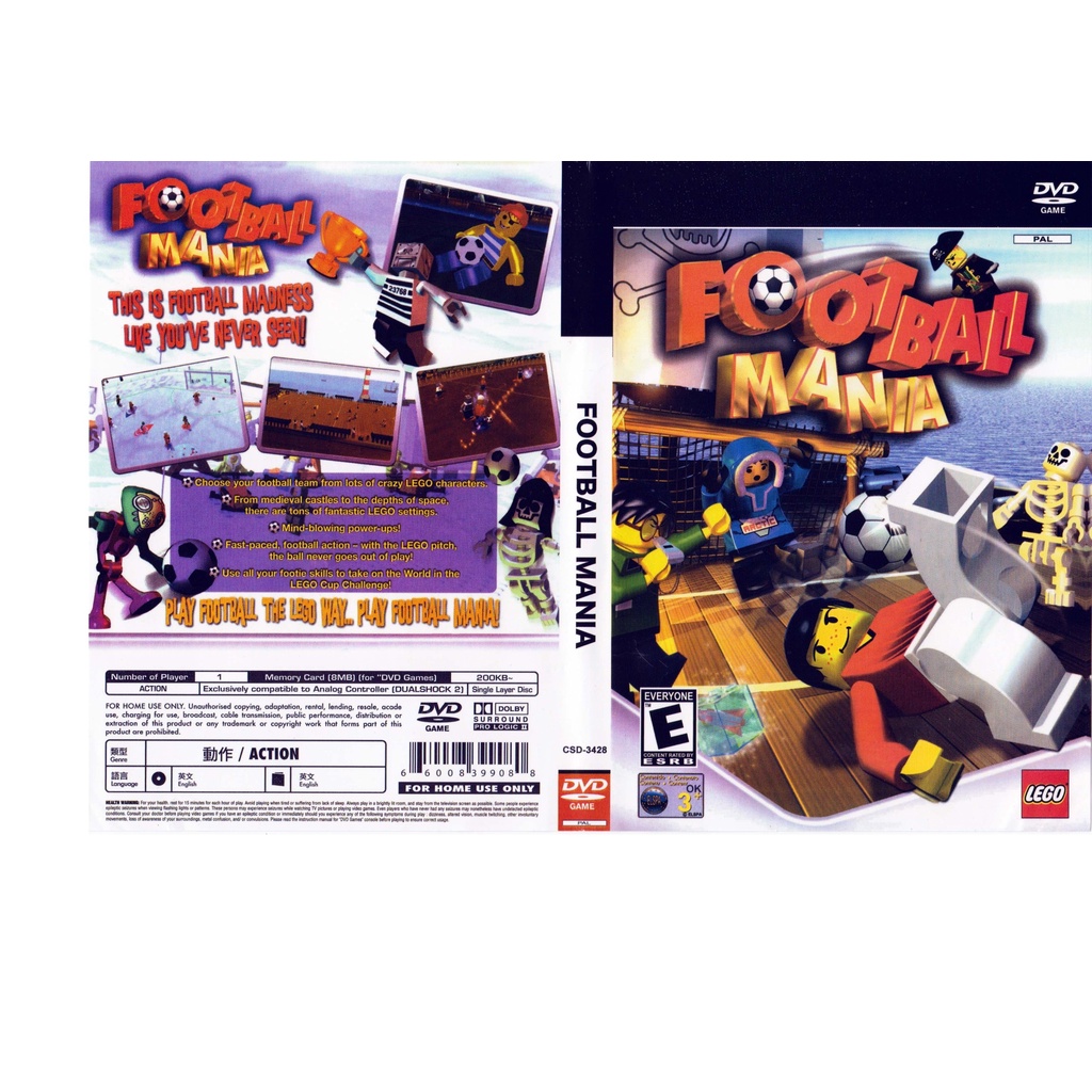 PS2 GAME COLLECTION LEGO FOOTBALL MANIA | Shopee Malaysia