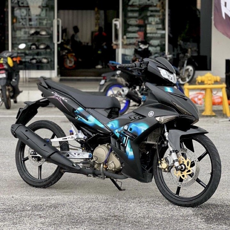 COVERSET Y15 V1 V2 ORIGINAL VELOZI DOXOU MATT BLACK | Shopee Malaysia