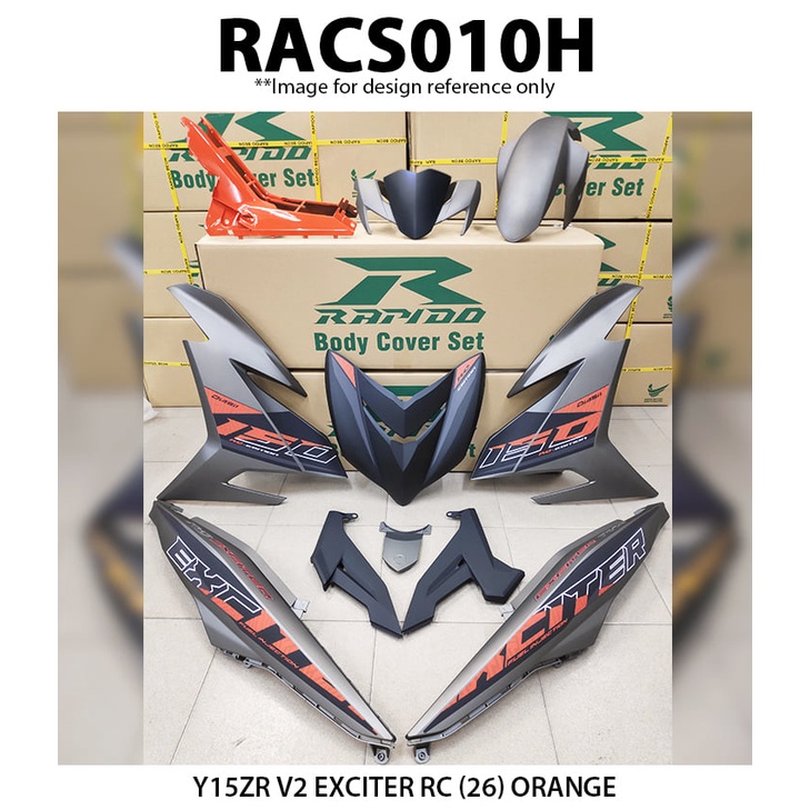 Yamaha Y15 Y15ZR V1 V2 EXCITER RC (26) Cover Set Sticker Tanam Rapido New | Shopee Malaysia
