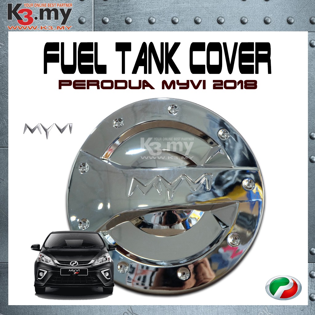 Perodua Myvi 2018 Fuel Tank Cover Chrome | Shopee Malaysia