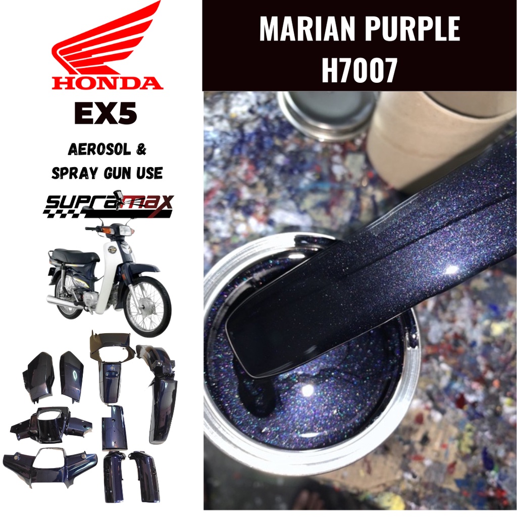 [HONDA EX5 Mariana Purple H7007] Cat Motor Aikka DIY Aerosol Cat Spray ...