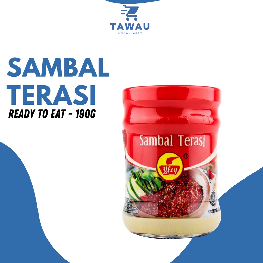[Ready to Eat] ULEG Jar Sambal Terasi/ Ijo/Sambal Pedas / Udang / Teri ...
