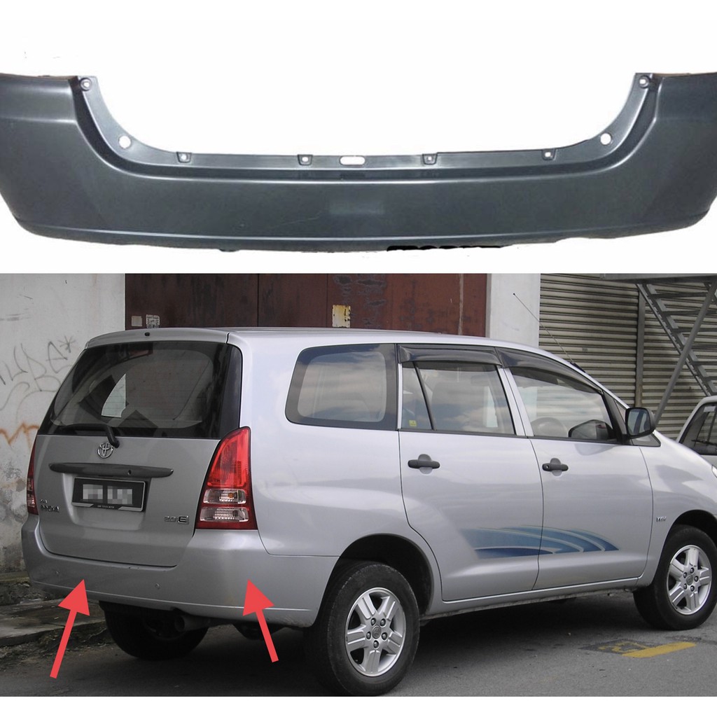 Toyota INNOVA ( 2005 ) - REAR BUMPER (NEW) | Shopee Malaysia