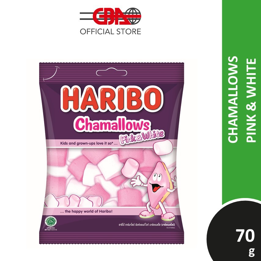 Haribo Gummy Candy 70g - Chamallows [EXP 17/Aug/2025] | Shopee Malaysia