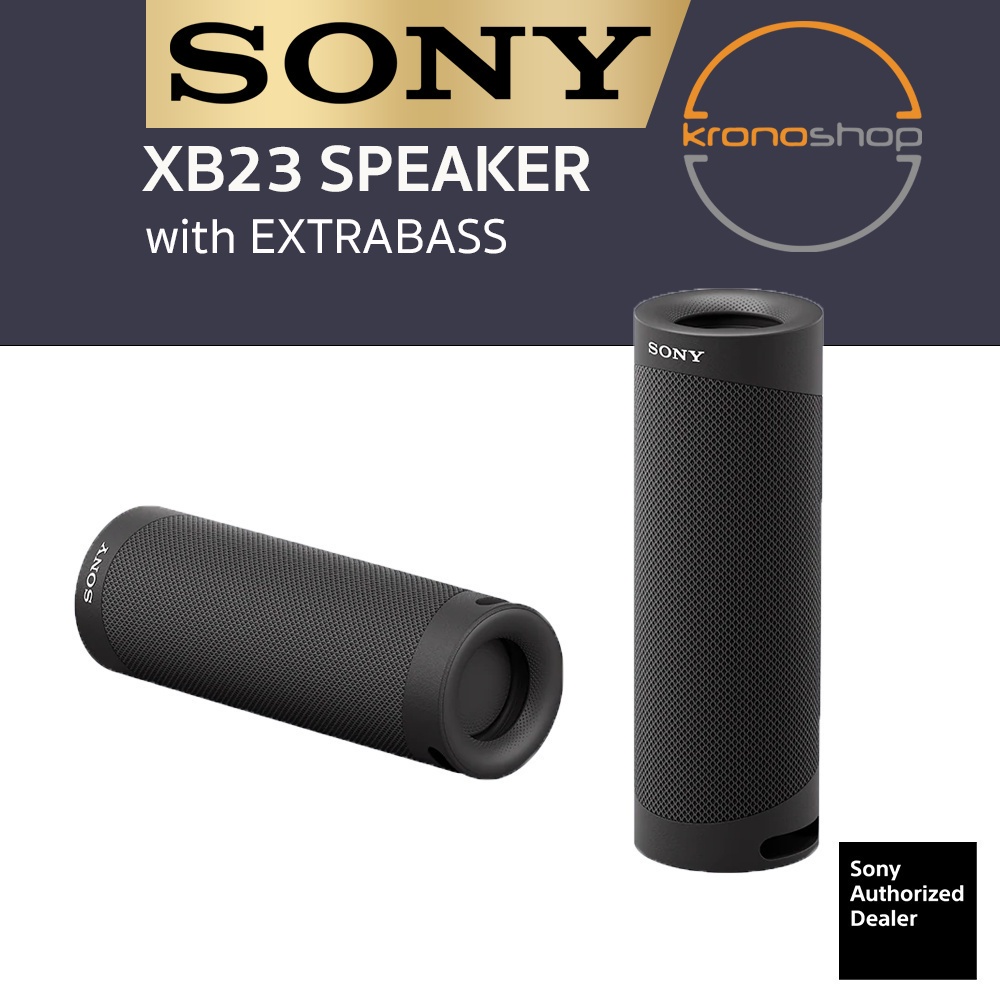 Sony XB23 EXTRA BASS IP67 Waterproof Portable Speaker SRS-XB23 SRSXB23 ...