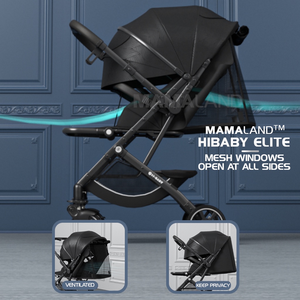 Mamaland Hibaby Elite Two Way Facing Parent Facing Travel Compact Fold ...