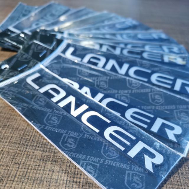 🏁LANCER 5" ACRYLIC EMBLEMS 👍 | Shopee Malaysia