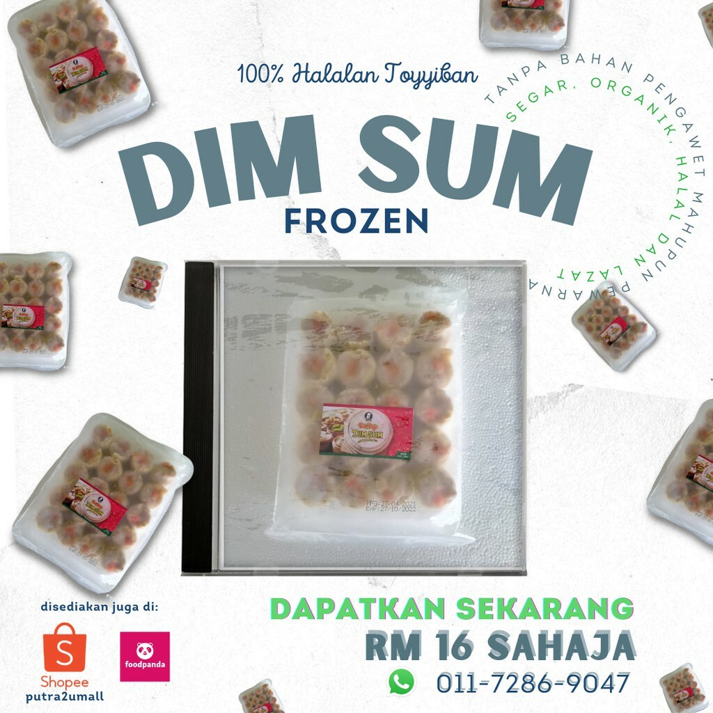 Dim Sum Frozen Food Pak Haji 100% Halal Organik | Shopee Malaysia