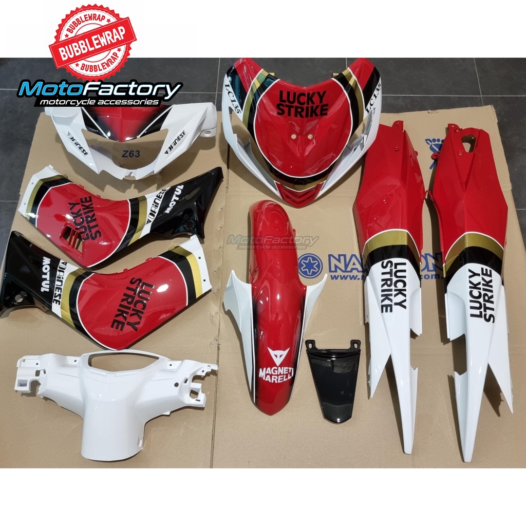 YAMAHA LC V1 COVER SET STICKER SPECIAL EDITION LUCKY STRIKE #STICKER ...