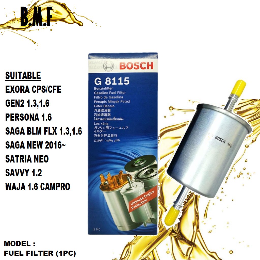 Petrol Fuel Filter Proton Gen 2 Saga BLM FL FLX CPS Persona Waja Satria ...
