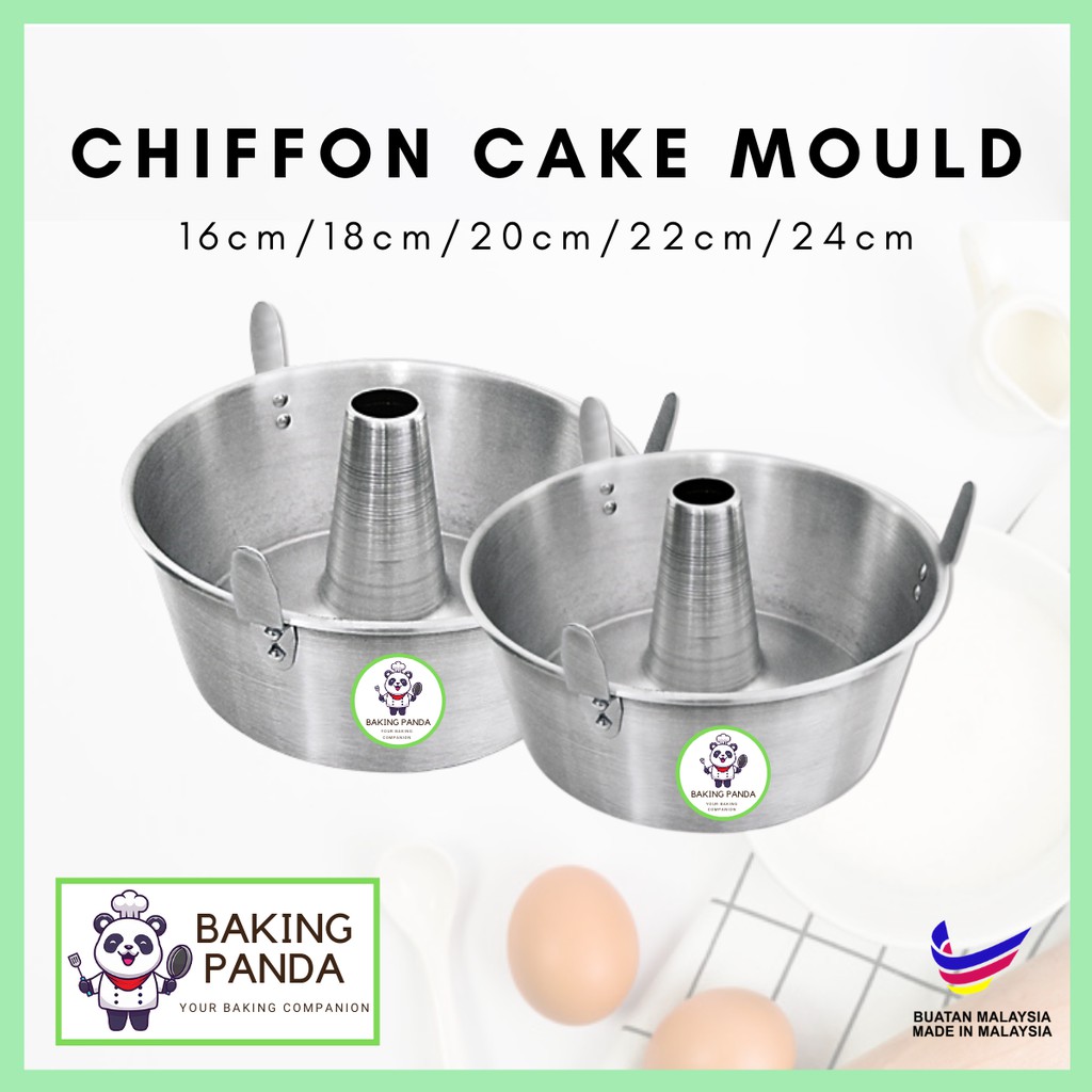 Chiffon Cake Aluminium Tin Mould with Loose Base (16cm/18cm/20cm/22cm ...