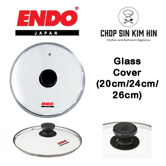 Endo Glass Lid (20cm/24cm/26cm) READY STOCK ORIGINAL | Shopee Malaysia