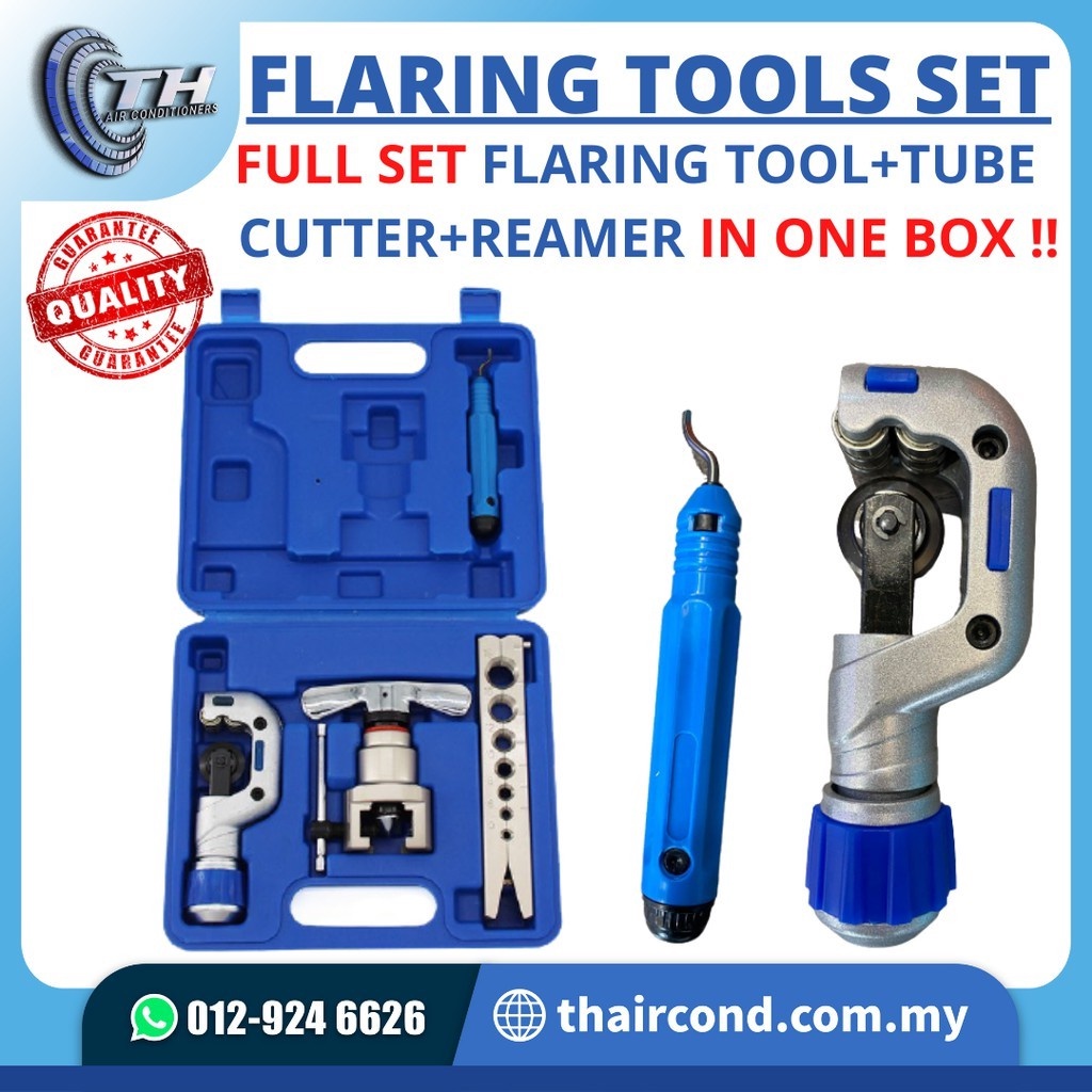 Copper Tube Flaring Tool Set and Copper Pipe Cutter | Shopee Malaysia